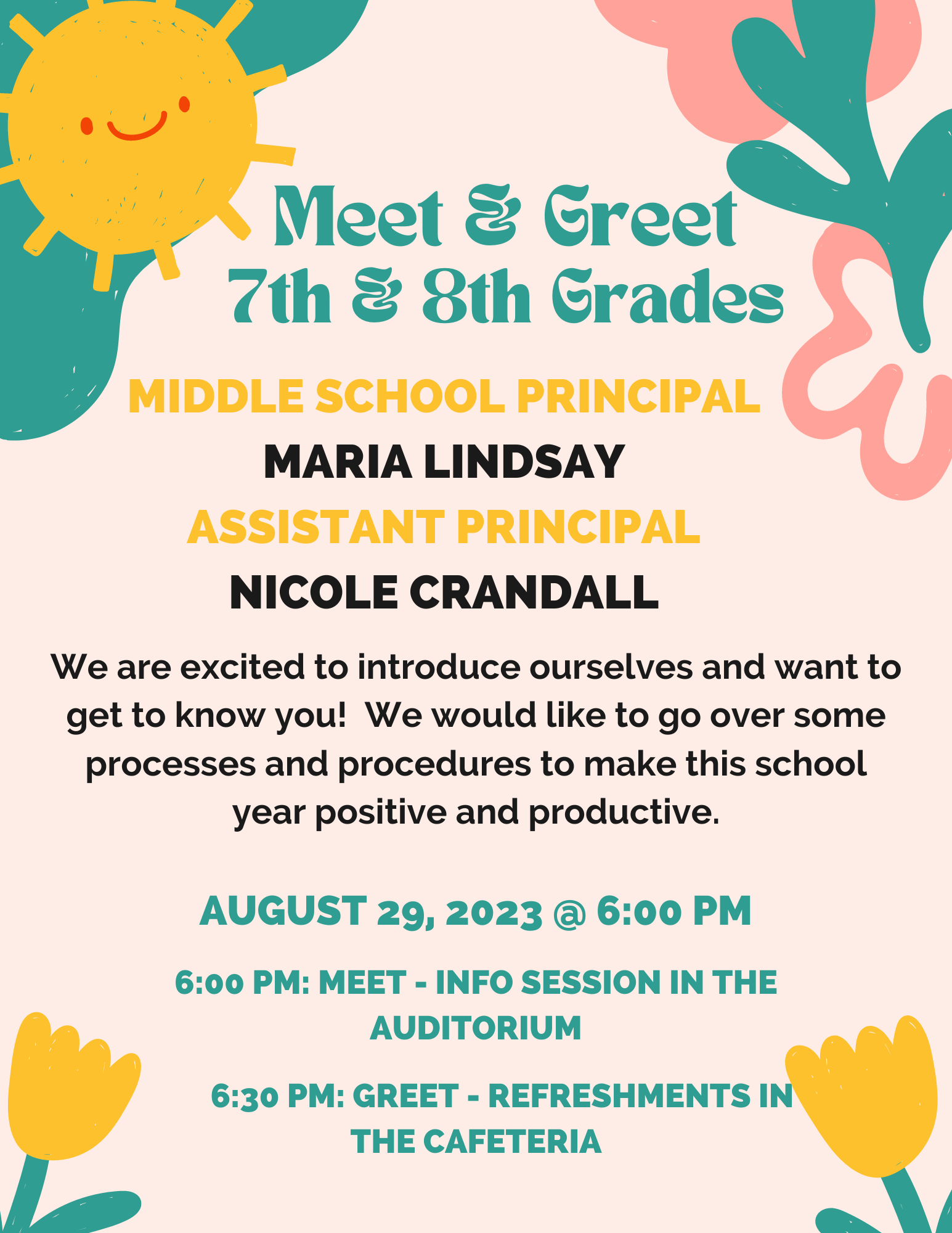 Meet And Greet Flyer