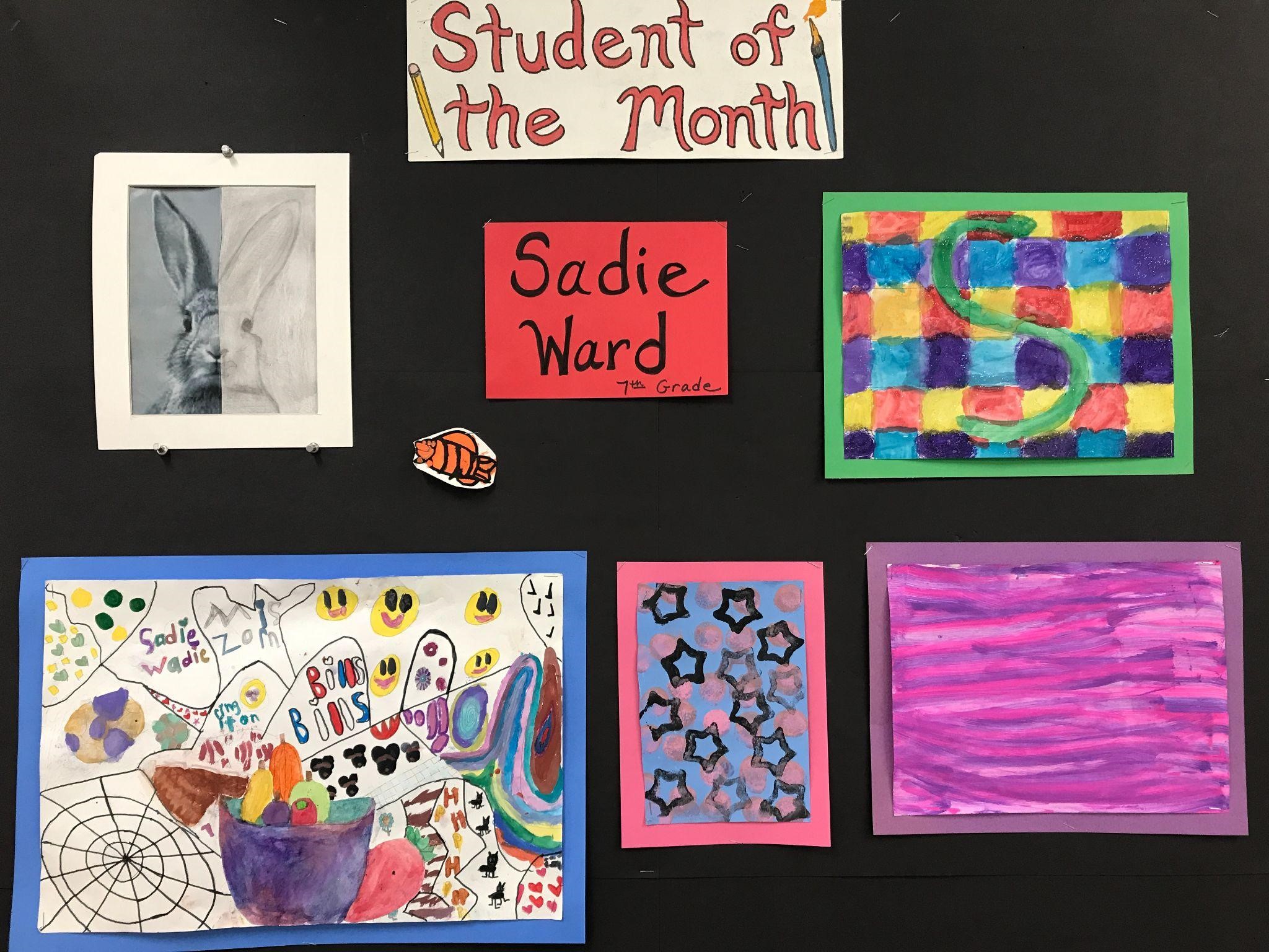 Sadie Ward named Art Student of the Month for November 2023 - Herkimer ...