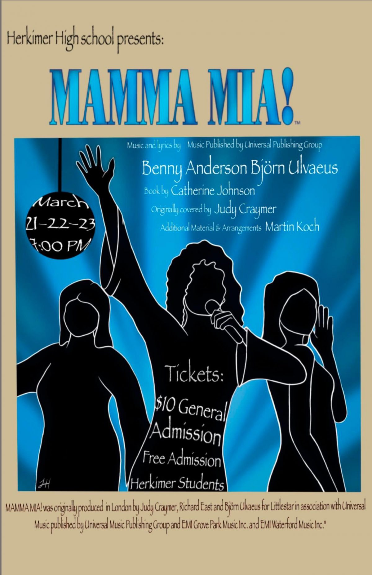 High School musical "Mamma Mia!" to be performed March 21-23 - Herkimer ...