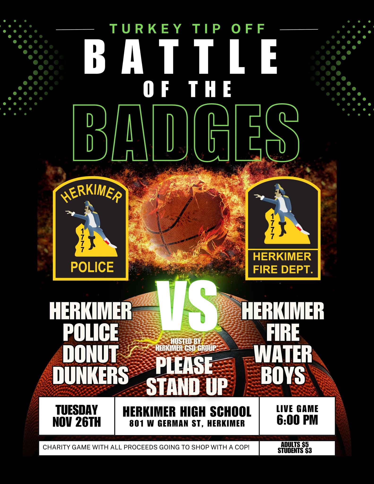 Battle of the Badges Nov. 26 will support 'Shop with a Cop' - Herkimer ...