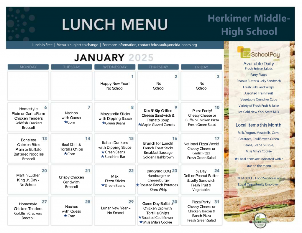 Food Services - Herkimer Central School District