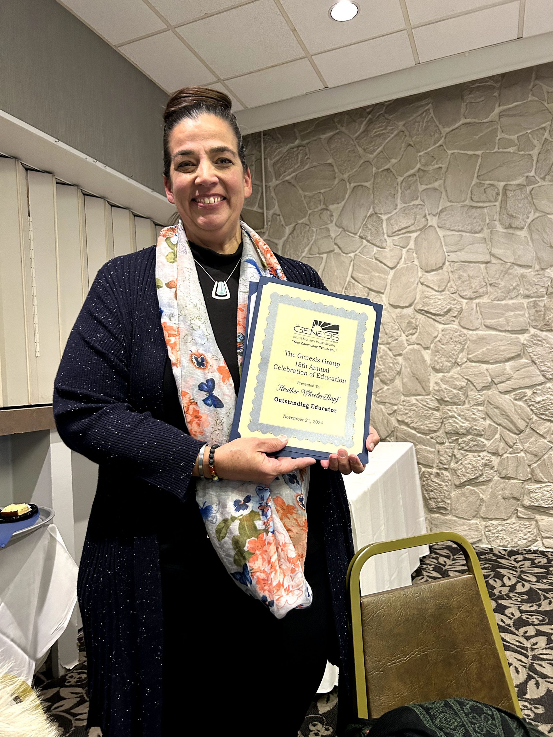 Herkimer art teacher Heather WheelerStapf’s Outstanding Educator award ...