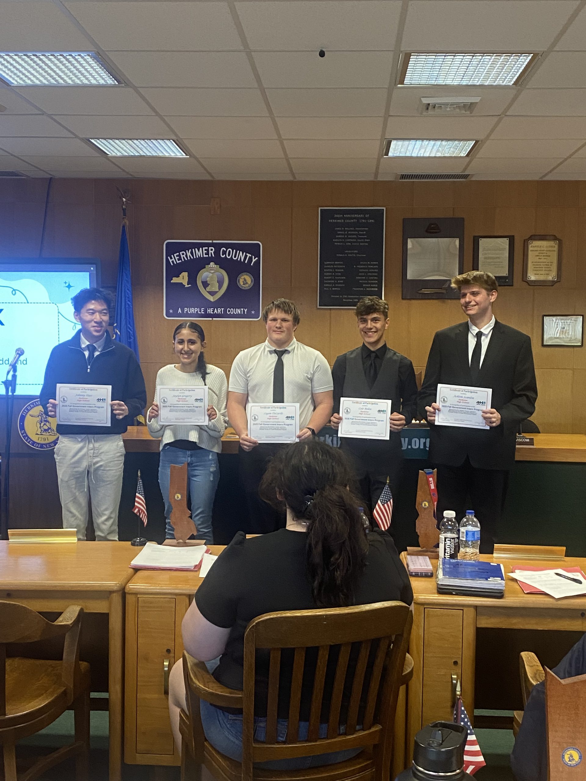 5 Herkimer students complete Fall 2025 Youth Leading Community Change ...